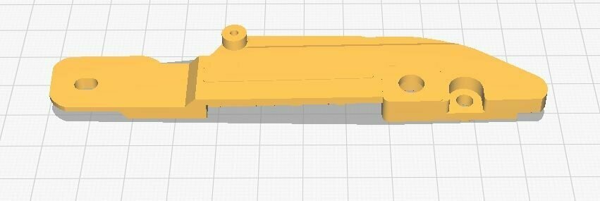 Правая направляющая салазок на люк jeep grand cheroke wj (3D печать,10077r)