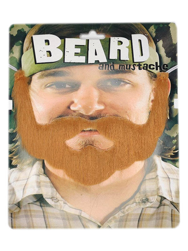 Набор "Усы, борода и бакенбарды" (Цв: Рыжий )