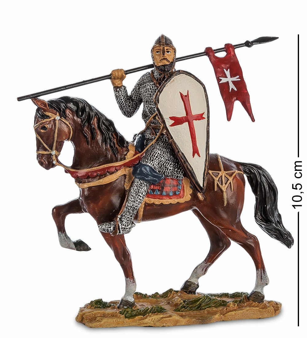 Статуэтка 'Конный рыцарь крестоносец'