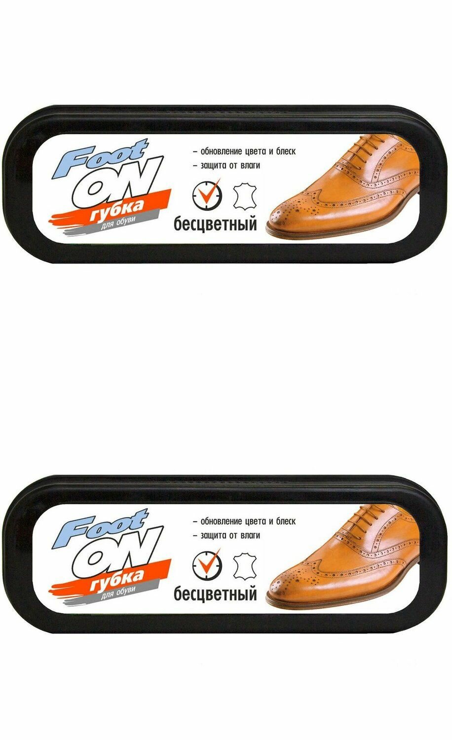 Сибиар Губка для обуви Foot on бесцветная, 2 шт