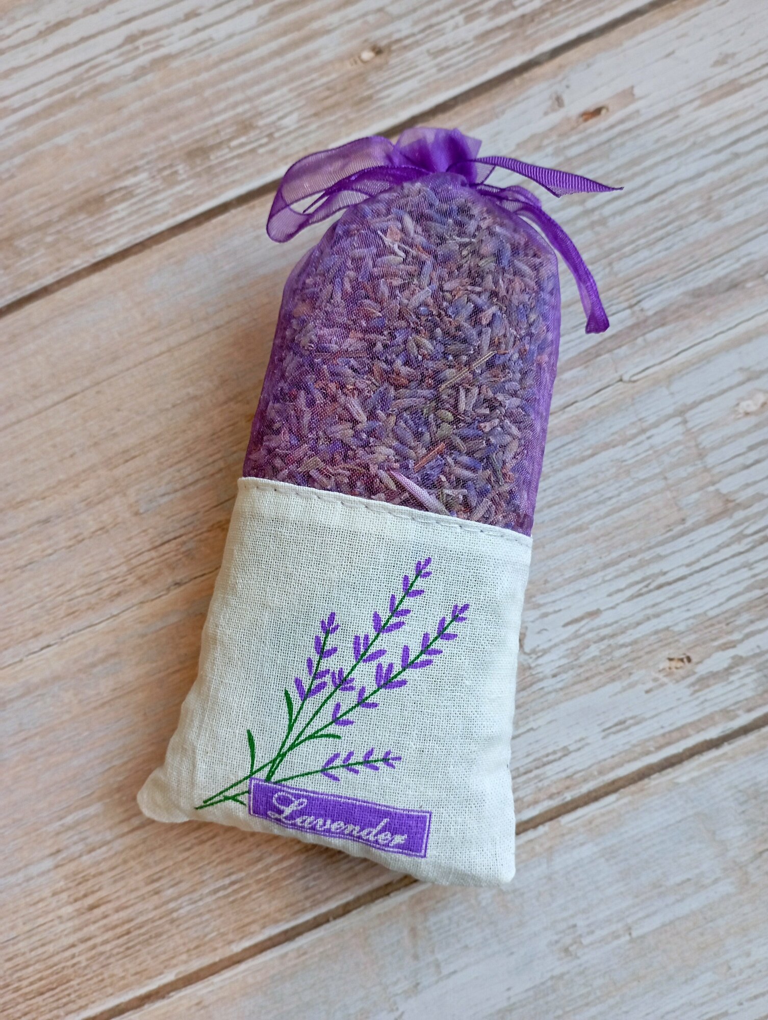 Мешочек с лавандой с добавлением эфирного масла 1шт 25гр