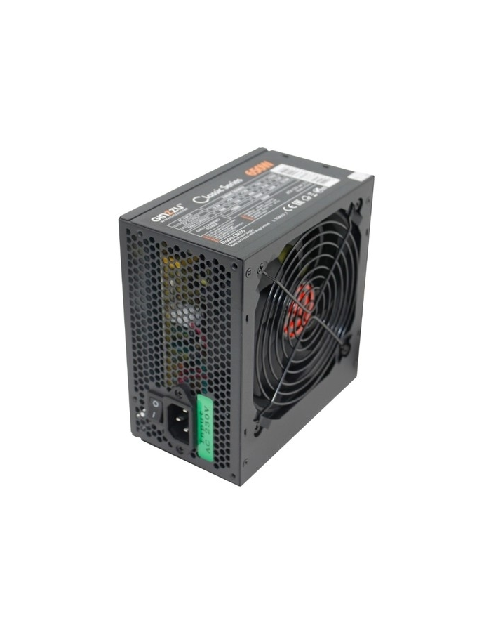 Ginzzu CB650 12CM black,24+4p,2 PCI-E(6+2), 4*SATA, 3*IDE, оплетка MB, кабель питания