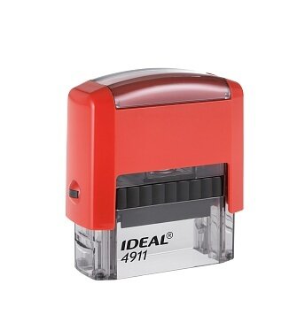 Ideal 4911 автоматическая оснастка для штампа 38х14 мм (красная)