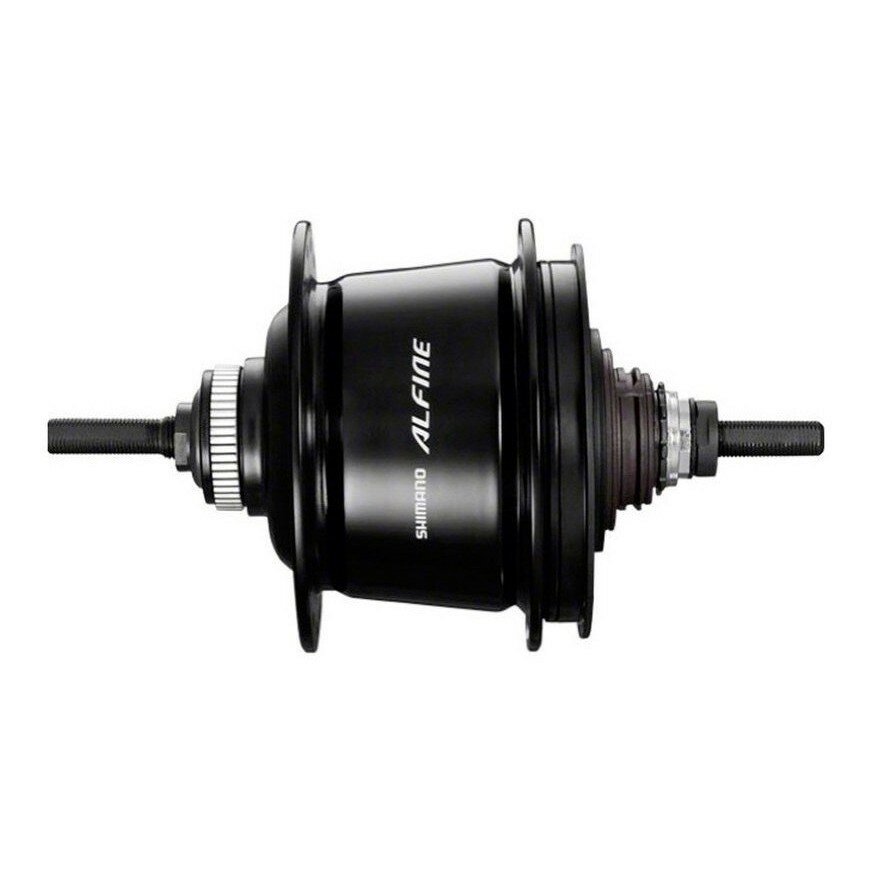 Втулка планетарная SHIMANO Alfine S7001, 36H, 8ск, OLD:135мм, C.Lock, чёрный