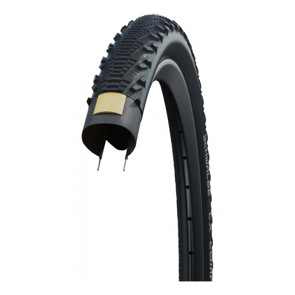 Покрышка Schwalbe 24x1.75 (47-507) CX COMP K-Guard B/B-SK+RT HS369 SBC 50EPI