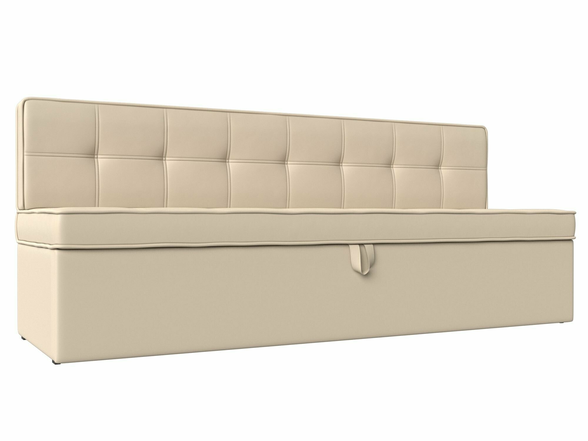 Диван кухонный прямой Техас, экокожа, механизм дельфин, Хит Диванов