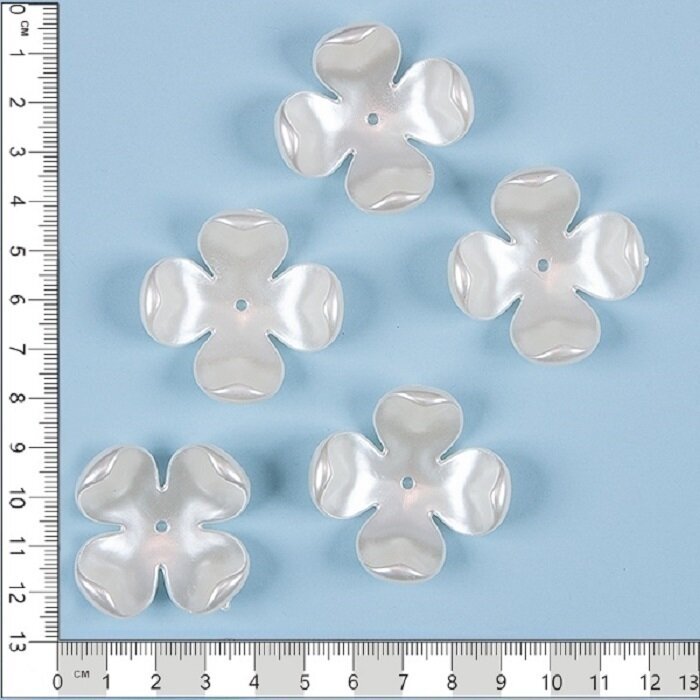 Набор "Лепестки для сборки цветов №6" 4 см, 5 шт. в упаковке