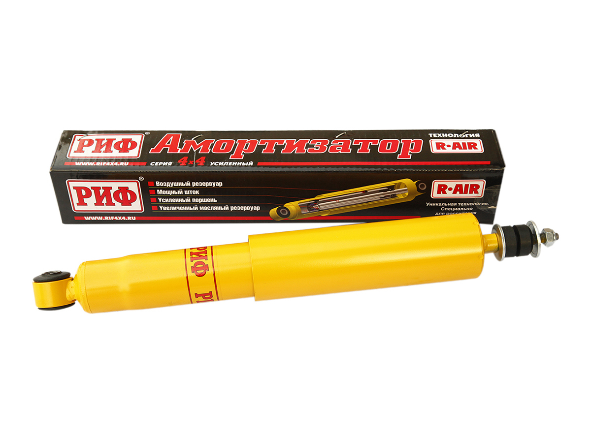 Амортизатор усиленный РИФ задний Suzuki Vitara 88-05, Grand Vitara 97-05, Escudo 1,2 98-05 лифт 35 мм