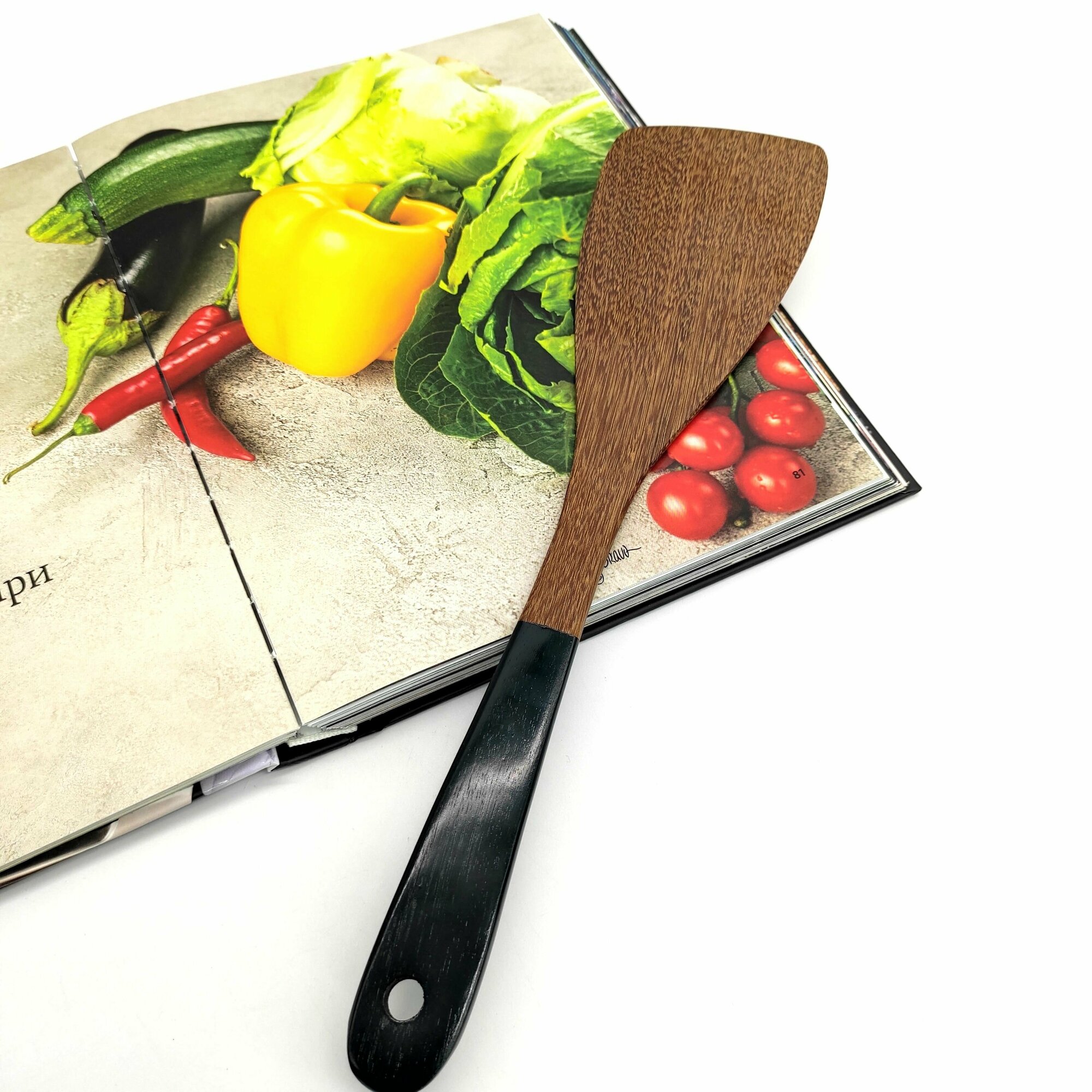 Деревянная лопатка для кухни 32,5*7,5, деревянная ложка для кухни