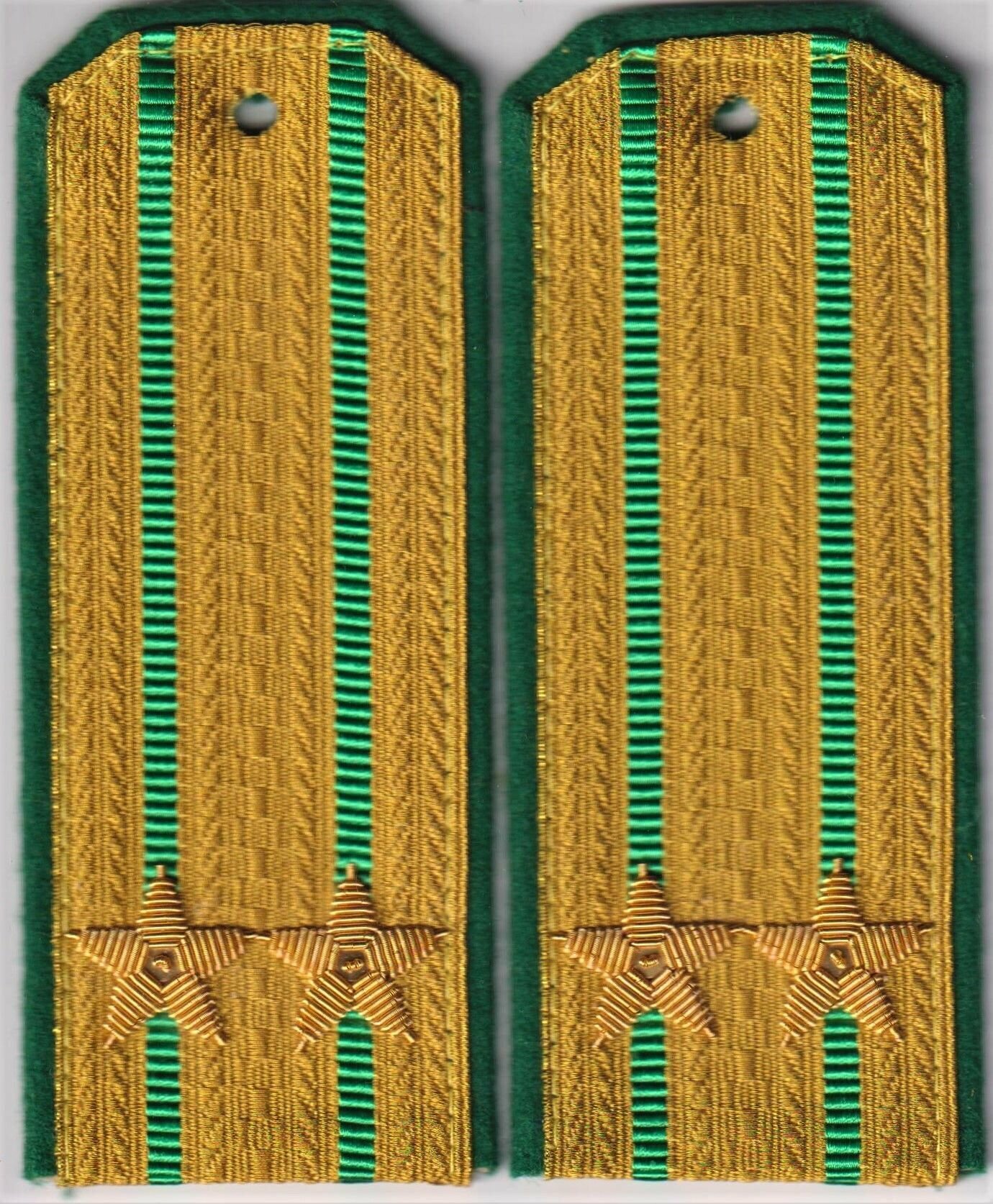 Погоны ПС ФСБ (пограничная служба) парадные, подполковник