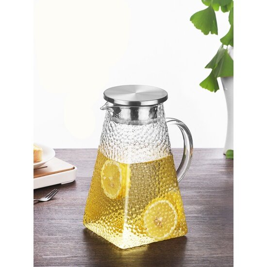 Термостойкий графин Kimberly "Пирамида" 4484293 с фильтром из нерж. стали 1800 мл