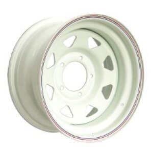 Стальной колесный диск Off-Road Wheels УАЗ (Треугольник мал.) 7x16/5x139.7 D110 ET0 Белый