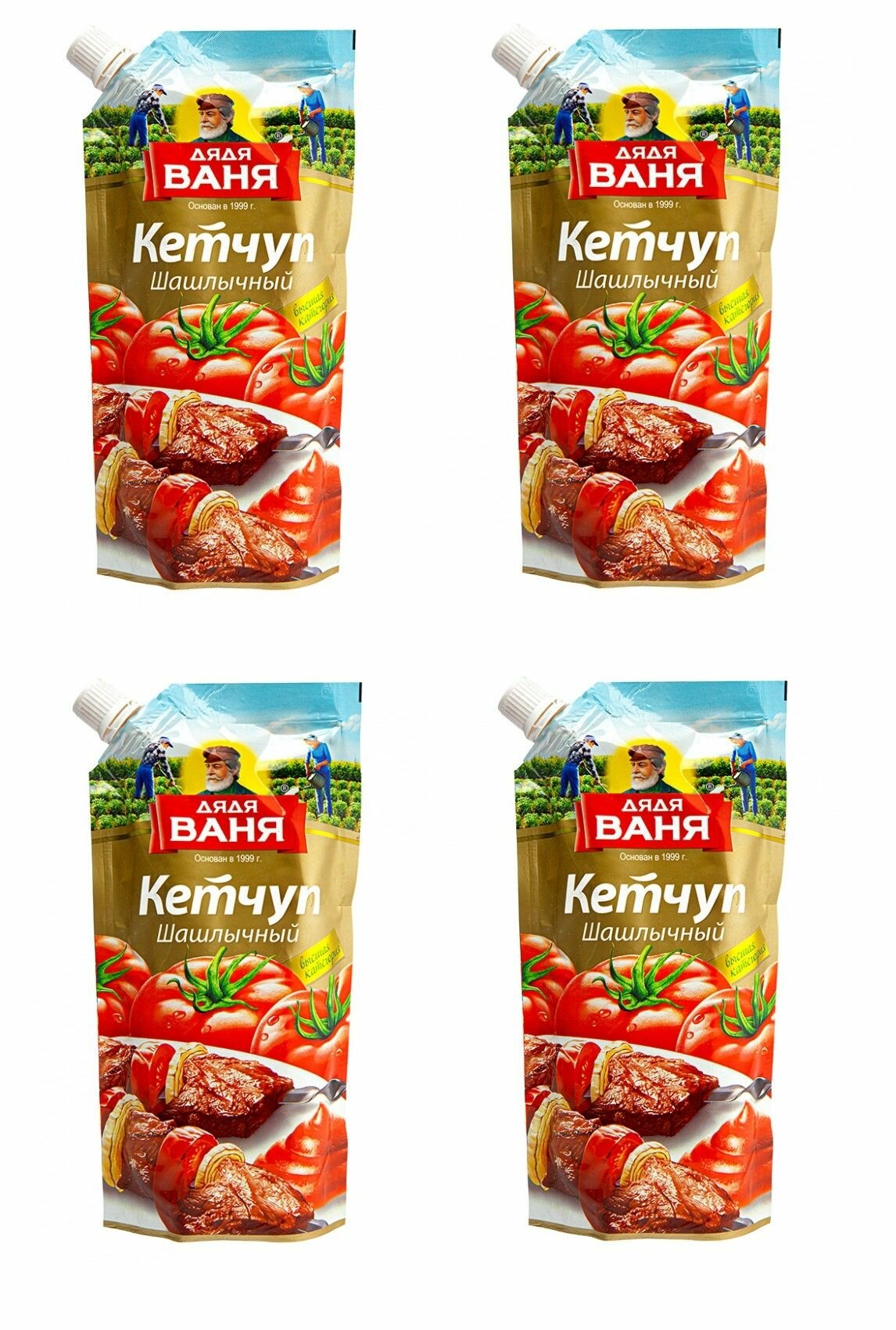 Кетчуп Шашлычный "Дядя Ваня" 330 г 4 шт