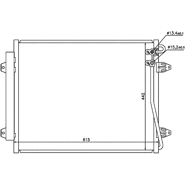 STELLOX 10-45164-SX (1045164_SX / 3C0 820 411 B / 3C0820411B) радиатор конд.\ VW Passat (Пассат) 2.0tfsi-3.6fsi 05