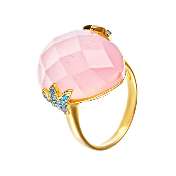 Кольцо, серебро, 925 проба, кошачий глаз синтетический