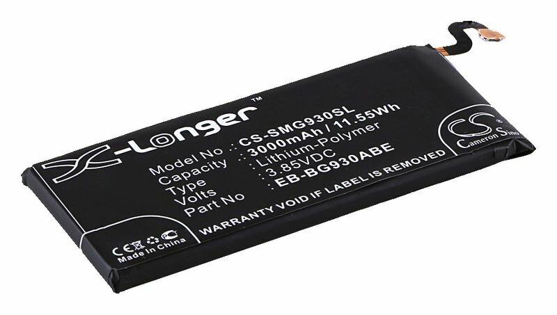 Аккумулятор для телефона Samsung Galaxy S7, Samsung SM-G930F, (EB-BG930ABE, GH43-04574A, EB-BG930ABA), 3000мАч
