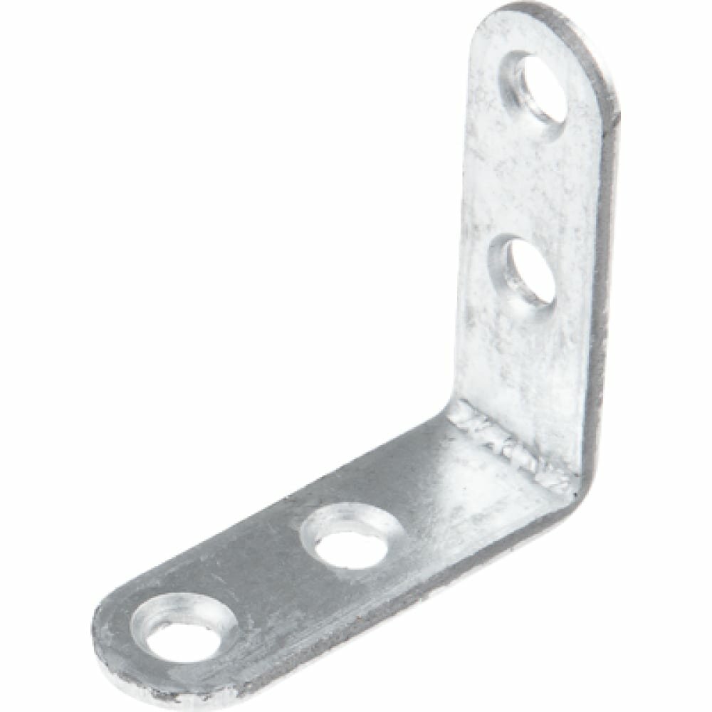 Уголок мебельный 12х35х35 мм белый цинк (4 шт в зип-локе) STARFIX (SMM1-20076-4)