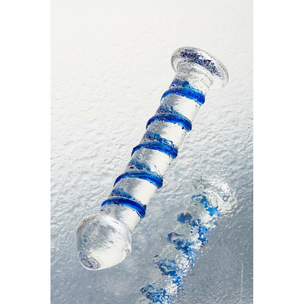 Стеклянная анальная пробка 15 см