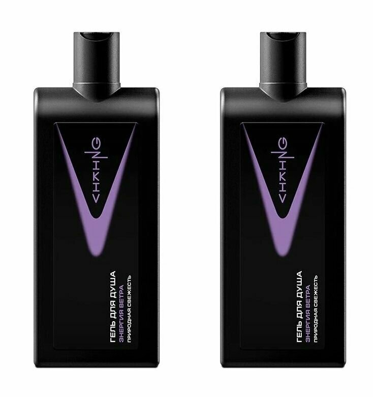 Viking Гель для душа мужской Энергия ветра, 300 мл, 2 шт