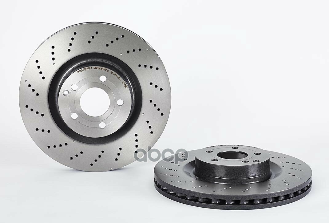 Диск тормозной MERCEDES-BENZ E-CLASS Кабриолет (A207) E 500 (207.472) 2010-2011 Brembo арт. 09. B746.61