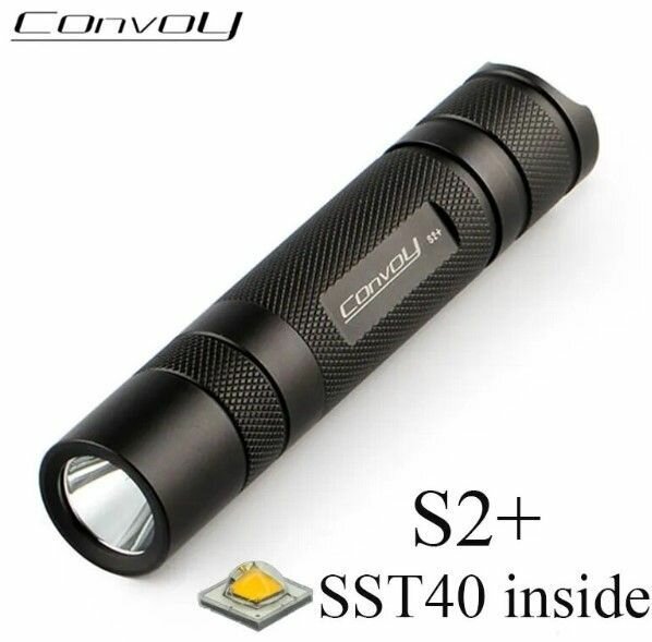 Ручной фонарь Конвой S2+ SST40 1800 люмен 5000К