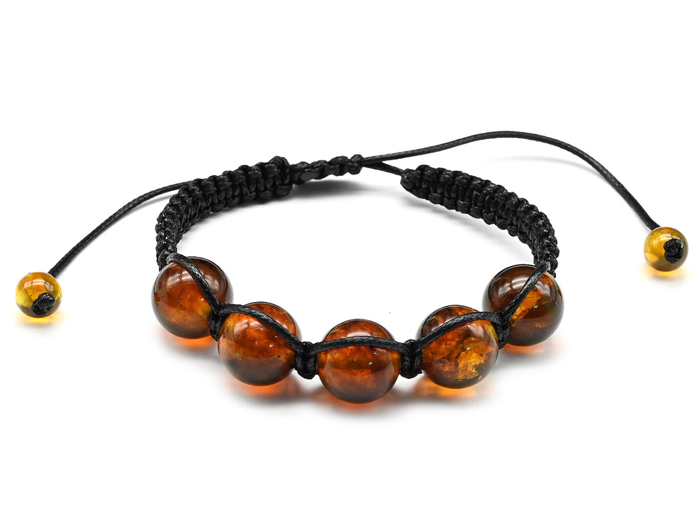 Браслет, янтарь