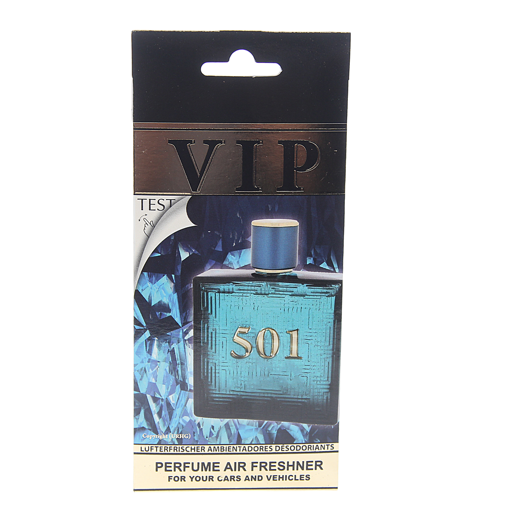 Ароматизатор подвесной пластина (№501 Versace Eros Versace) CARIBI