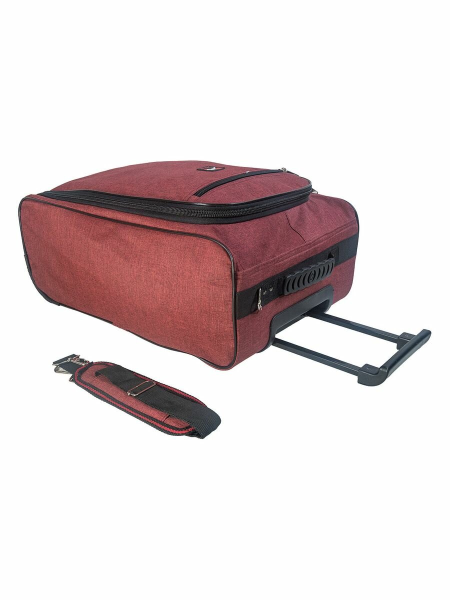 Мягкий чемодан на колесах № 446 бордо (уценка) Арлион Россия