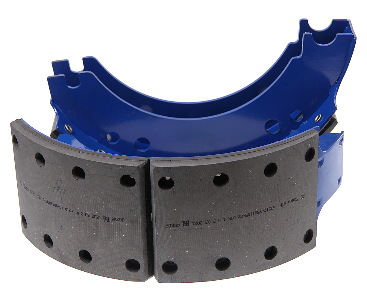 Колодки тормозные КАМАЗ (2шт.) комплект на колесо аккор