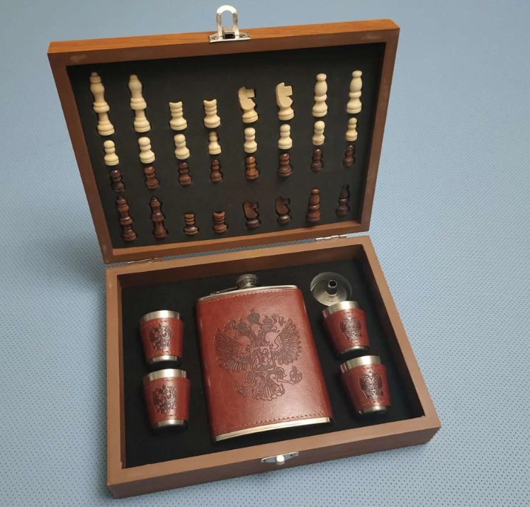 Шахматы дорожные "Герб России"