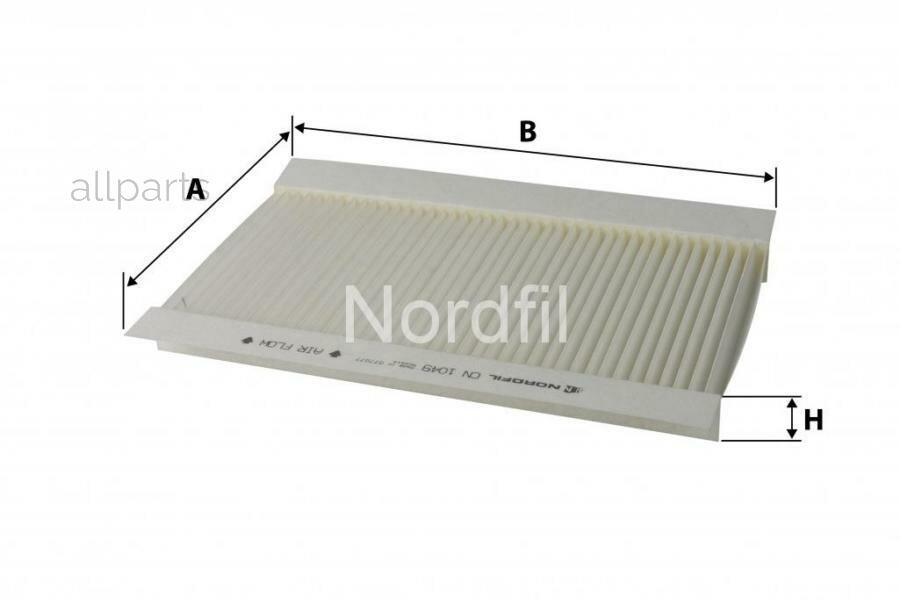 NORDFIL CN1049 Фильтр салона Fiat Croma II Opel Combo B Corsa C Signum Vectra C Saab 9-3