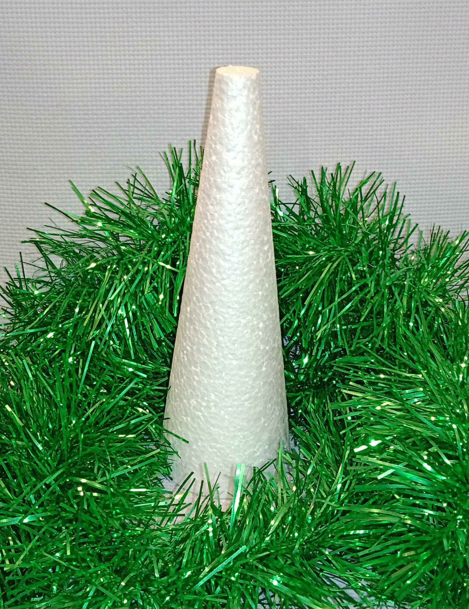 Конус из пенопласта, 20х7 см