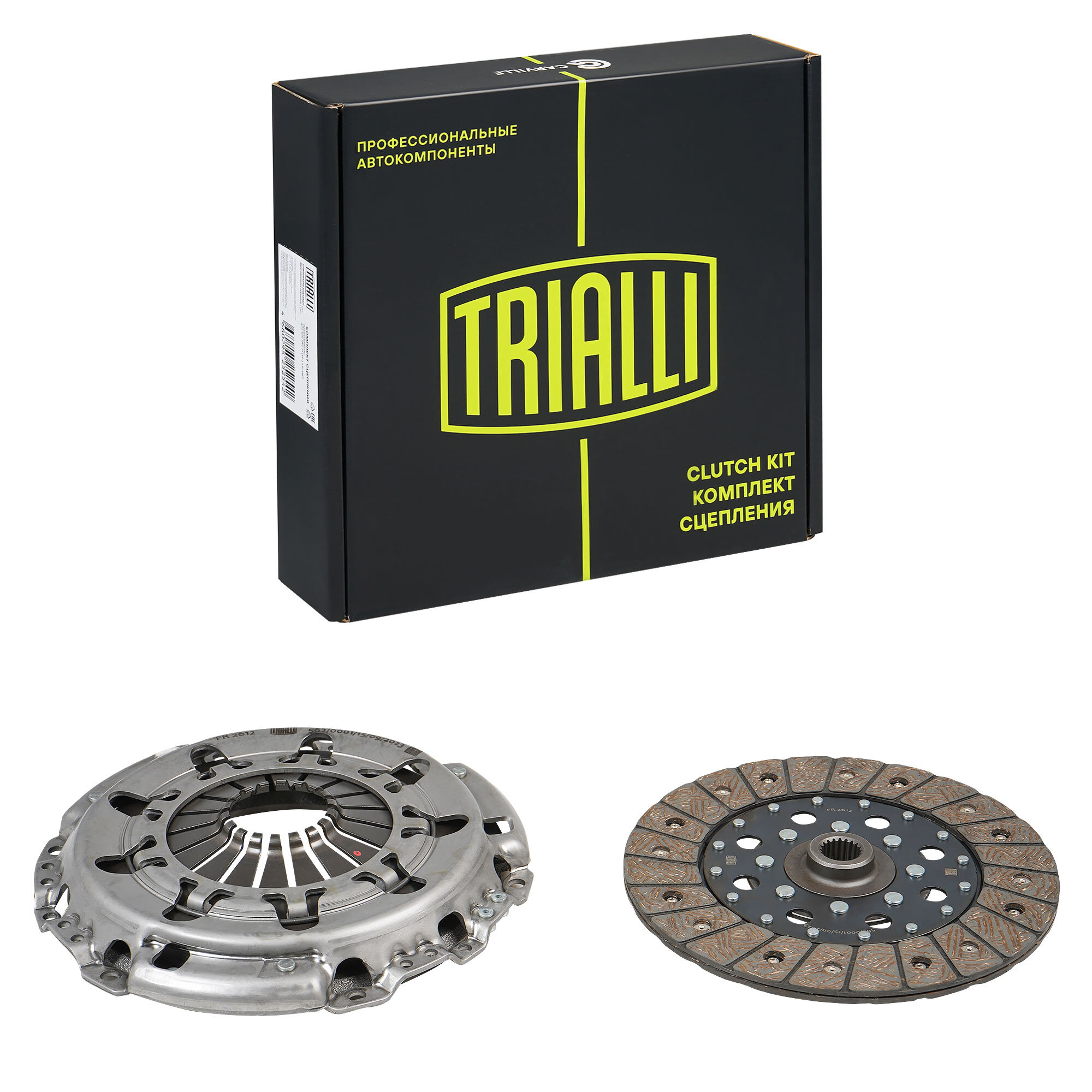 Сцепление в сборе Москвич 3 23 JAC J7 19 15i 6MT без муфты FR 2612 Trialli арт. fr2612