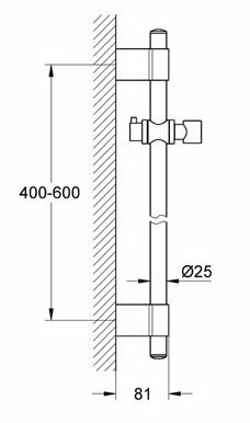 Душевая штанга Grohe Rainshower 28797001