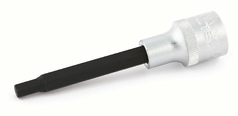 Головка торцевая шестигранник HEX 6 мм 1/2" длина 100 мм IZELTAS
