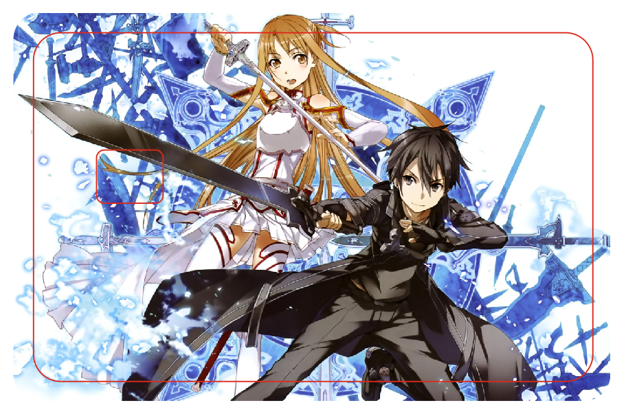 Наклейка на банковскую карту, мастера меча онлайн