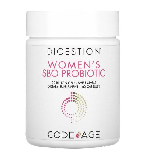 Codeage SBO пробиотик для женщин 50 млрд КОЕ 60 капсул