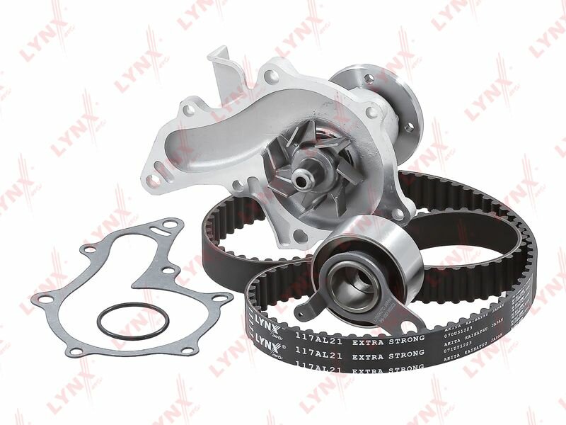 LYNXauto Комплект ремня ГРМ с водяным насосом для TOYOTA 4A/5A/7A-FE 93-00