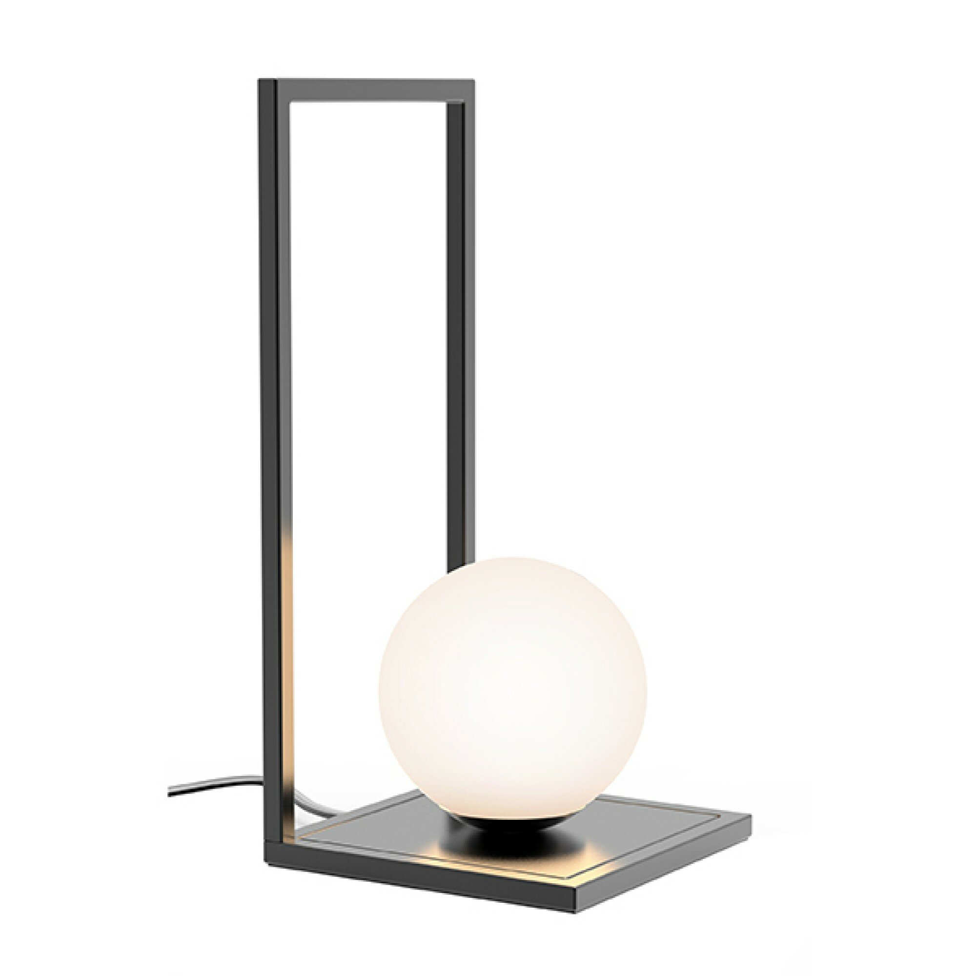 Лампы светодиодные Lightstar 803910 Настольная лампа GLOBO LED 6W 300LM черный/белый 3000K