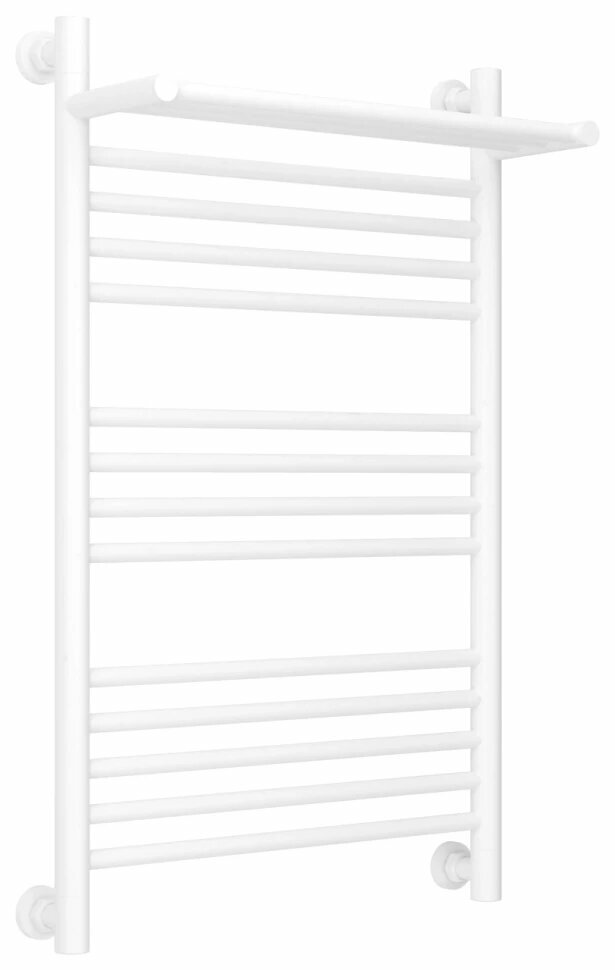 Полотенцесушитель водяной 800x500 белый матовый Сунержа Богема с полкой+ 30-0223-8050