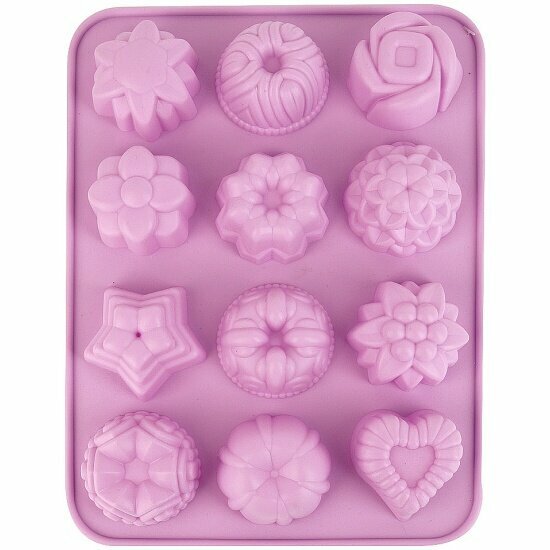 Форма Nouvelle для льда и шоколада 12 ячеек "Mix" 21,5х16 см 9902447-3