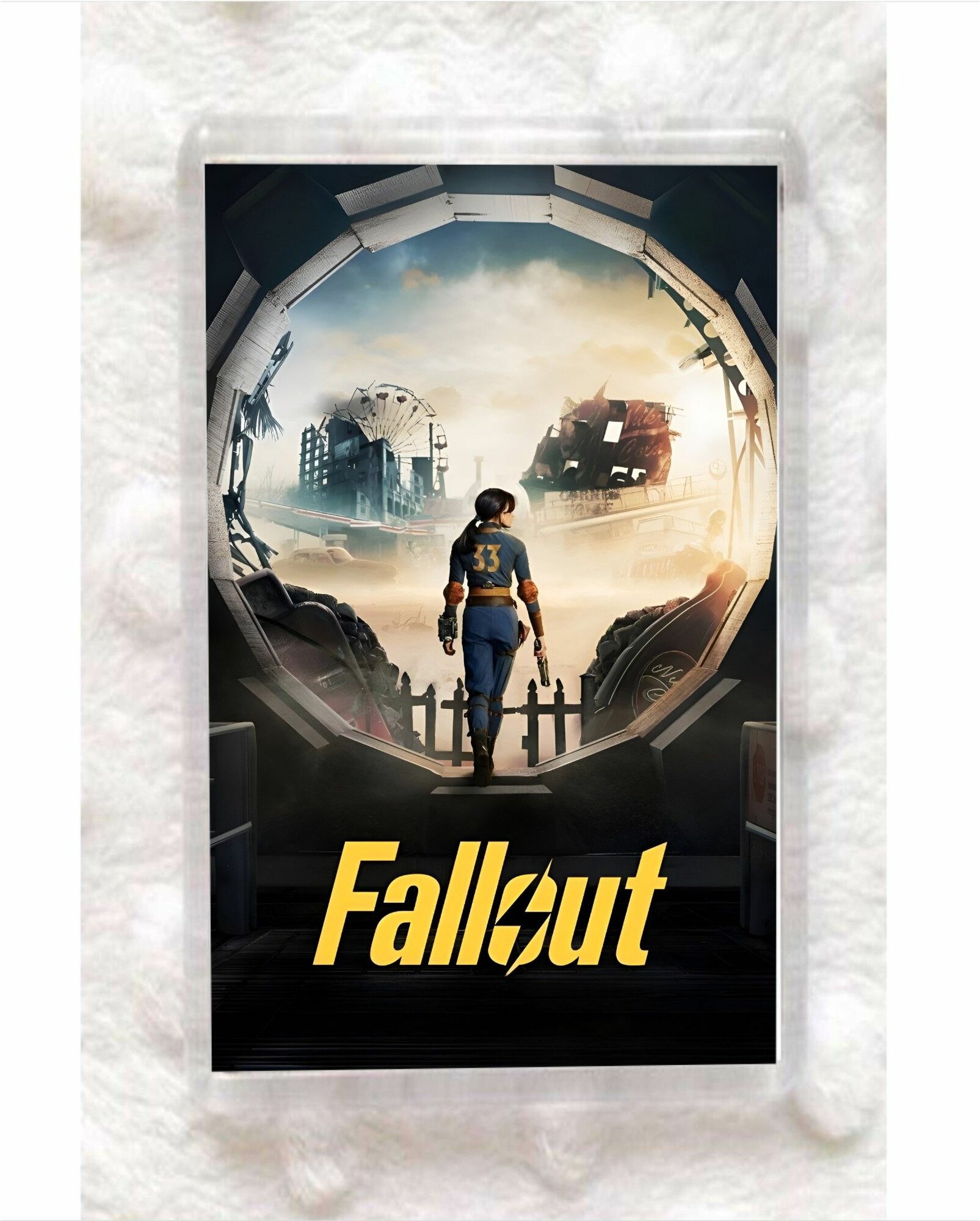 Магнит акриловый с принтом "Fallout", Фоллаут