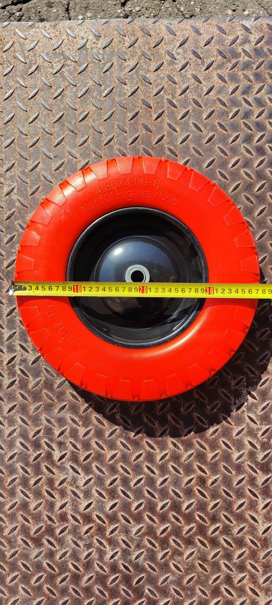 Колесо для тачки садовой (3,500-8) полиуретановое