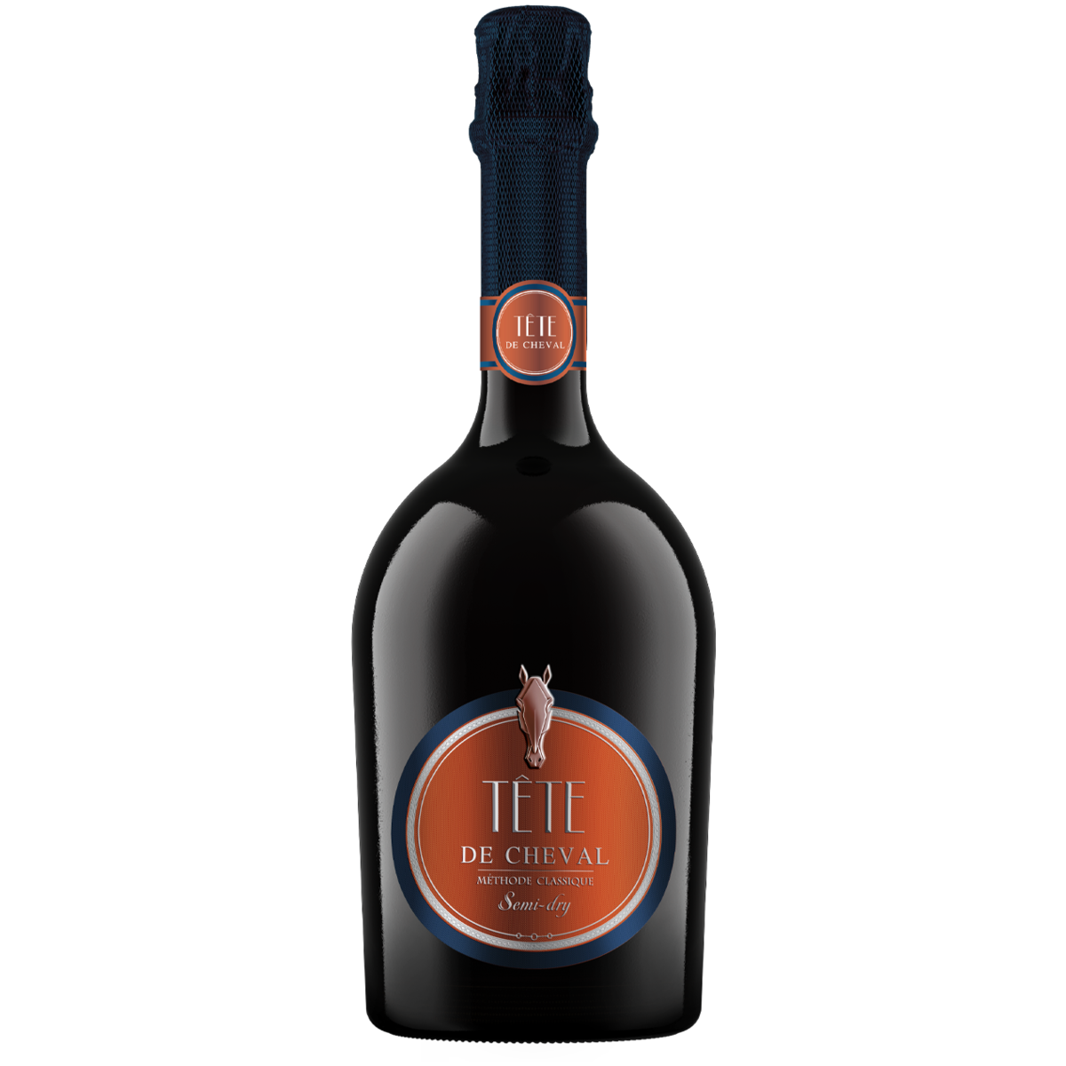 Вино игристое Tete De Cheval белое полусухое 0,75 л