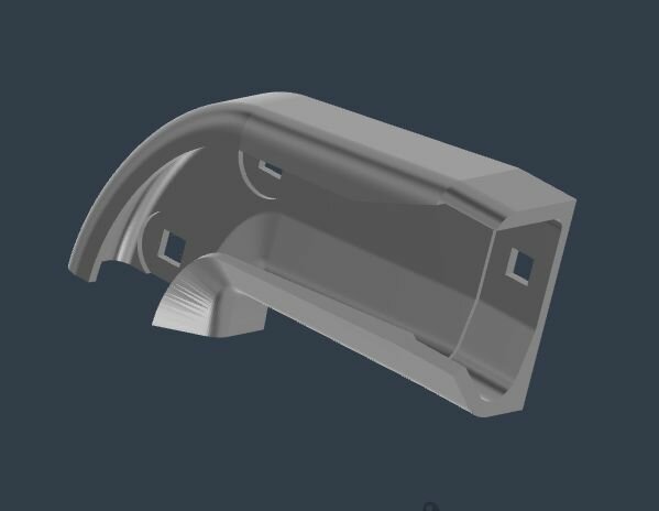 Изгиб/Угол направляющих DHSN003 для ворот Doorhan RSD01 и RSD02 (Правый)