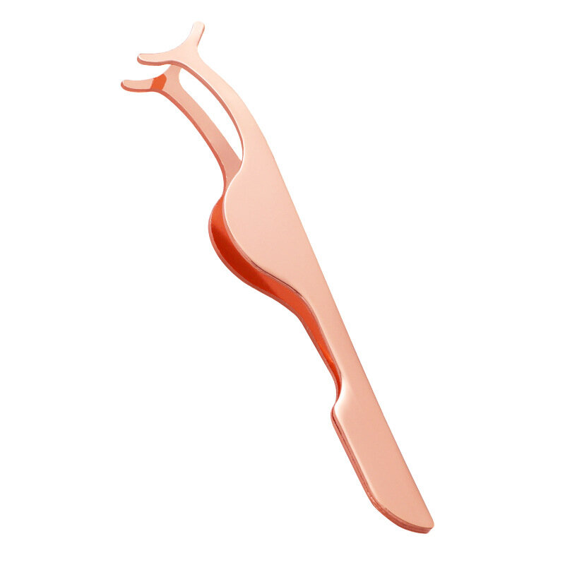 Бигуди для ресниц Taoxin, нержавеющая сталь, гальваническое розовое золото, 10.7 см