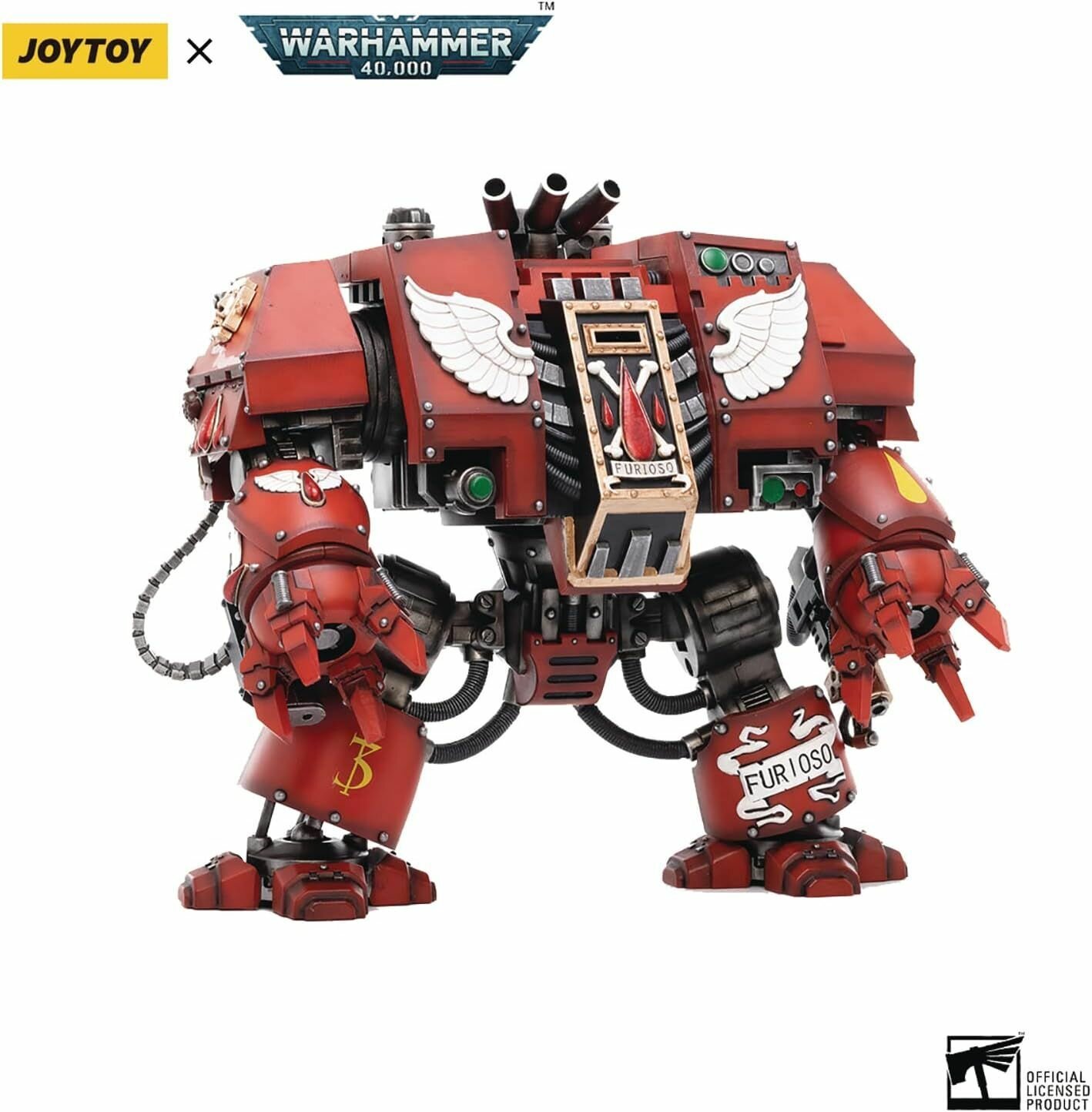 Подвижная фигурка JOYTOY Warhammer 40000 Blood Angels Redemptor Dreadnought (Никаких солдат), TZC0125-C