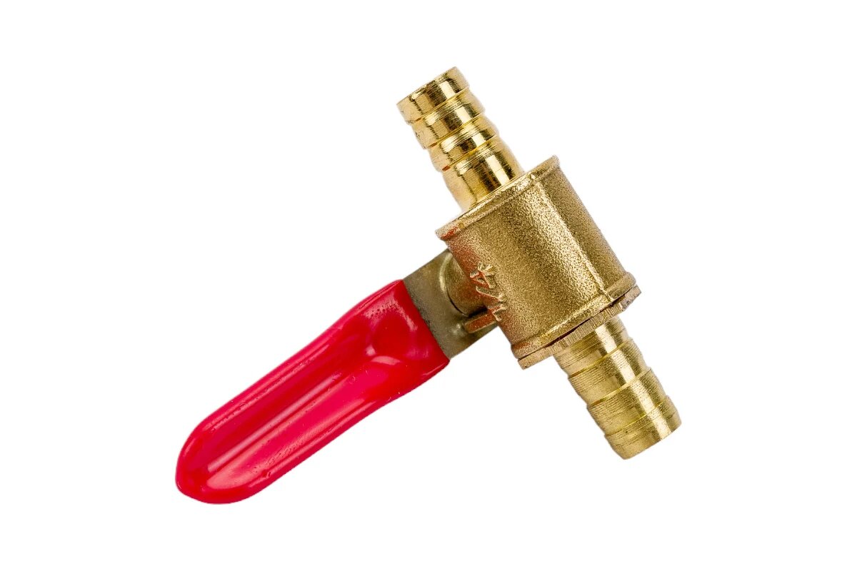 ARMA BV-08/08 Краник шаровой латунный елочка под шланг 8 мм для бытового водоснабжения