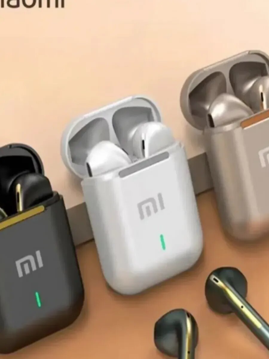 Наушники беспроводные Xiaomi J18, кейс.