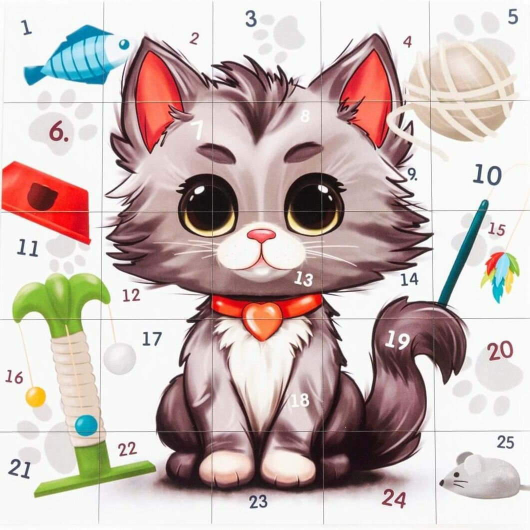 Игра пятнашки Котенок -25 эл. 19х19 см / Полесье